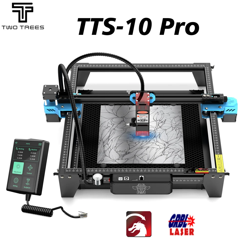 Twotrees-TTS-10-Pro-80W-Laser-Engraver-Add-Touch-screen-Metal-Laser ...