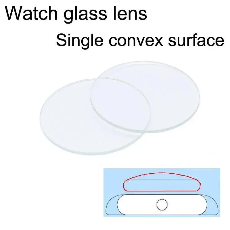 1PCS-20mm-45mm-Single-Convex-Dome-Watch-Glass-Replacement-Clear-Smart ...