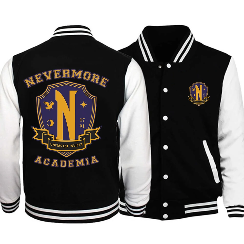 2022 Wednesday Nevermore Academy Hoodie Addams Jacket Men Women ...