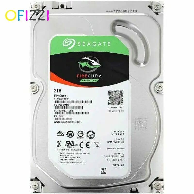 FOR-Seagate-FireCuda-2000GB-3-5-ST2000DX002-Solid-State-Hybrid-Drive ...