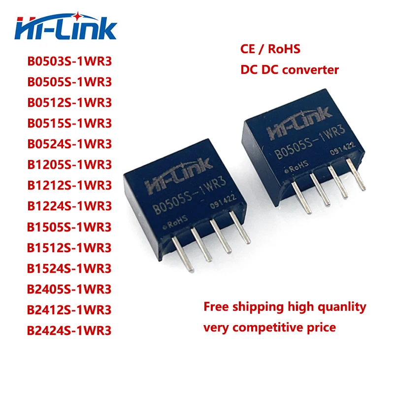 Free-Shipping-10pcs-lot-Small-Size-B0505S-1WR3-High-Performance-1W-5V ...