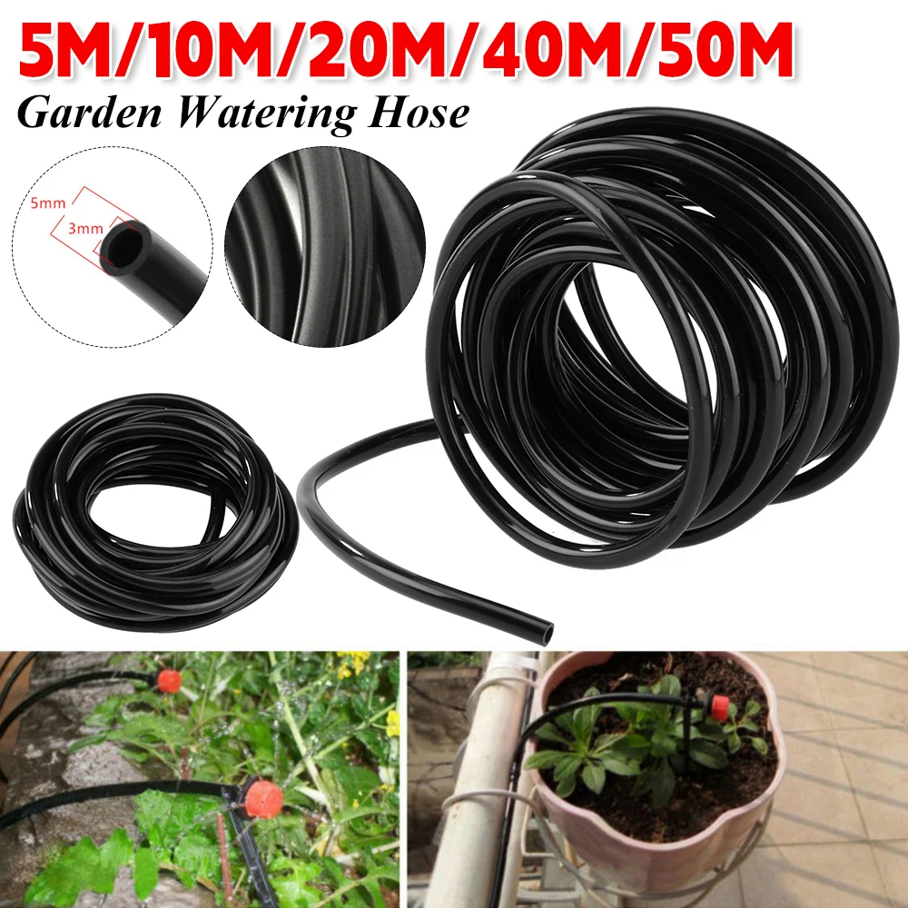 5-40M-1-4-Micro-Drip-Irrigation-Tube-Garden-Watering-Hose-Plant-Drip ...
