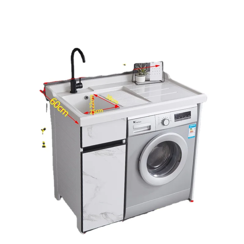 Zl-Corner-Cutting-Balcony-Space-Aluminum-Washing-Machine-Cabinet ...