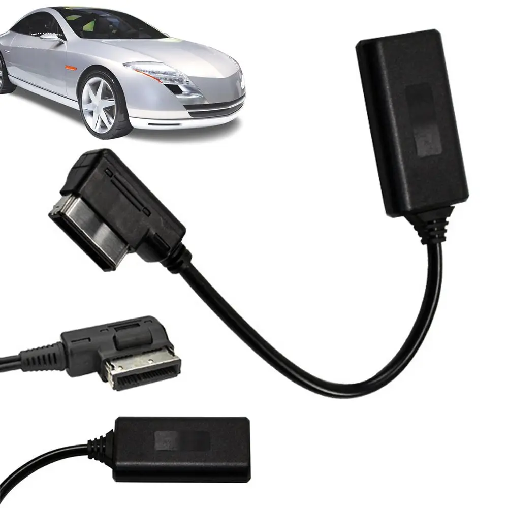 Black Auto Audio Cable For AMI MMI 3G/2G Aux Bluetooth-compatible ...