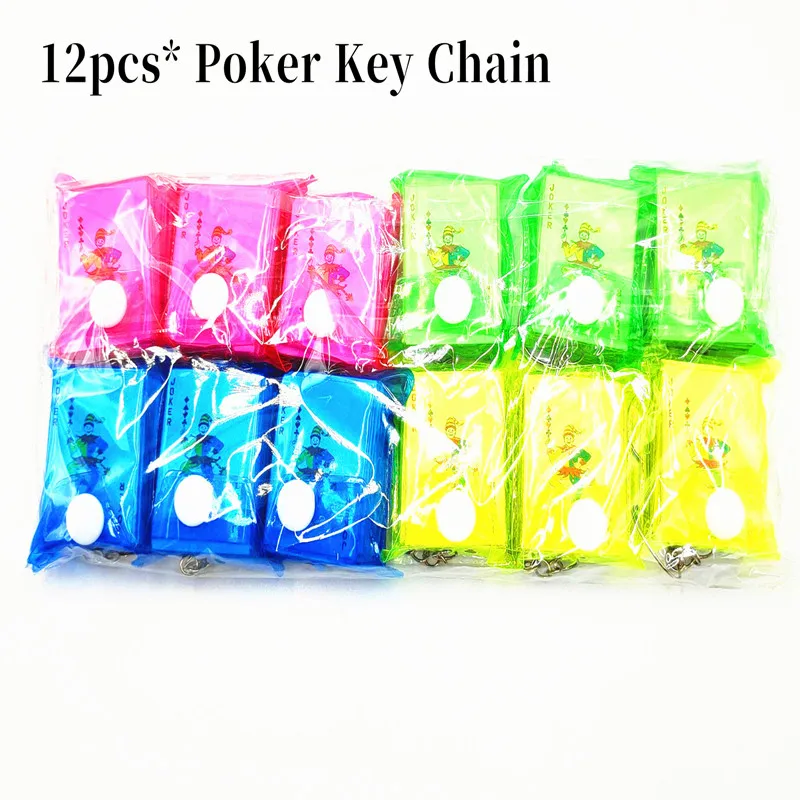 12-Pcsc-Mini-Poker-Key-Chain-Creative-Bag-Pendant-Car-Key-Ring ...
