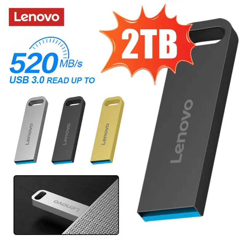 Lenovo-High-Speed-Metal-Flash-Drives-Unidade-USB-Port-til-Disco-de-Mem ...