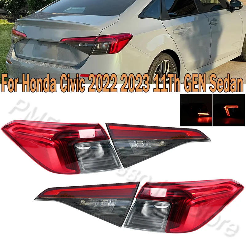 Car Tail Lamp Assembly Rear Brake Light Turn Signal Lamp For Honda ...