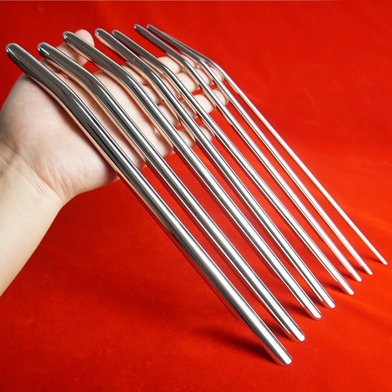Stainless-Steel-Long-Urethral-Sounds-Penis-Plug-Metal-Inserting-into ...