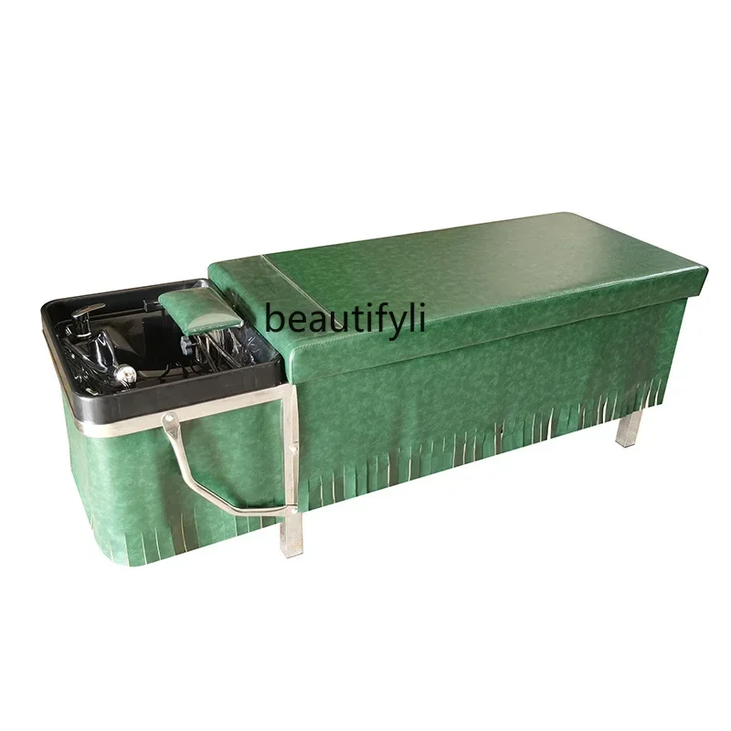 Thai-Shampoo-Chair-Stainless-Steel-Shelf-Barber-Shop-for-Hair-Salon ...