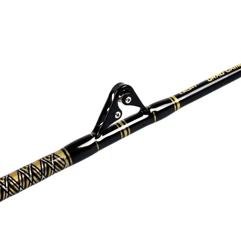 CRONY-Aluminum-Bent-Butt-Roller-Guide-Big-Game-Pole-Boat-Rod-Straight ...