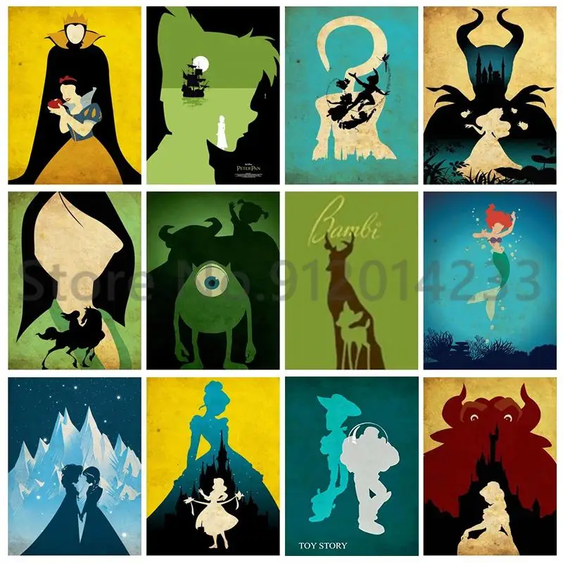 All Disney Characters Poster