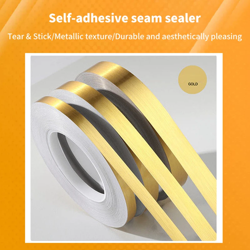 50m-Roll-Black-Gold-Silver-Floor-Edging-Waterproof-Seam-Wall-Stickers ...