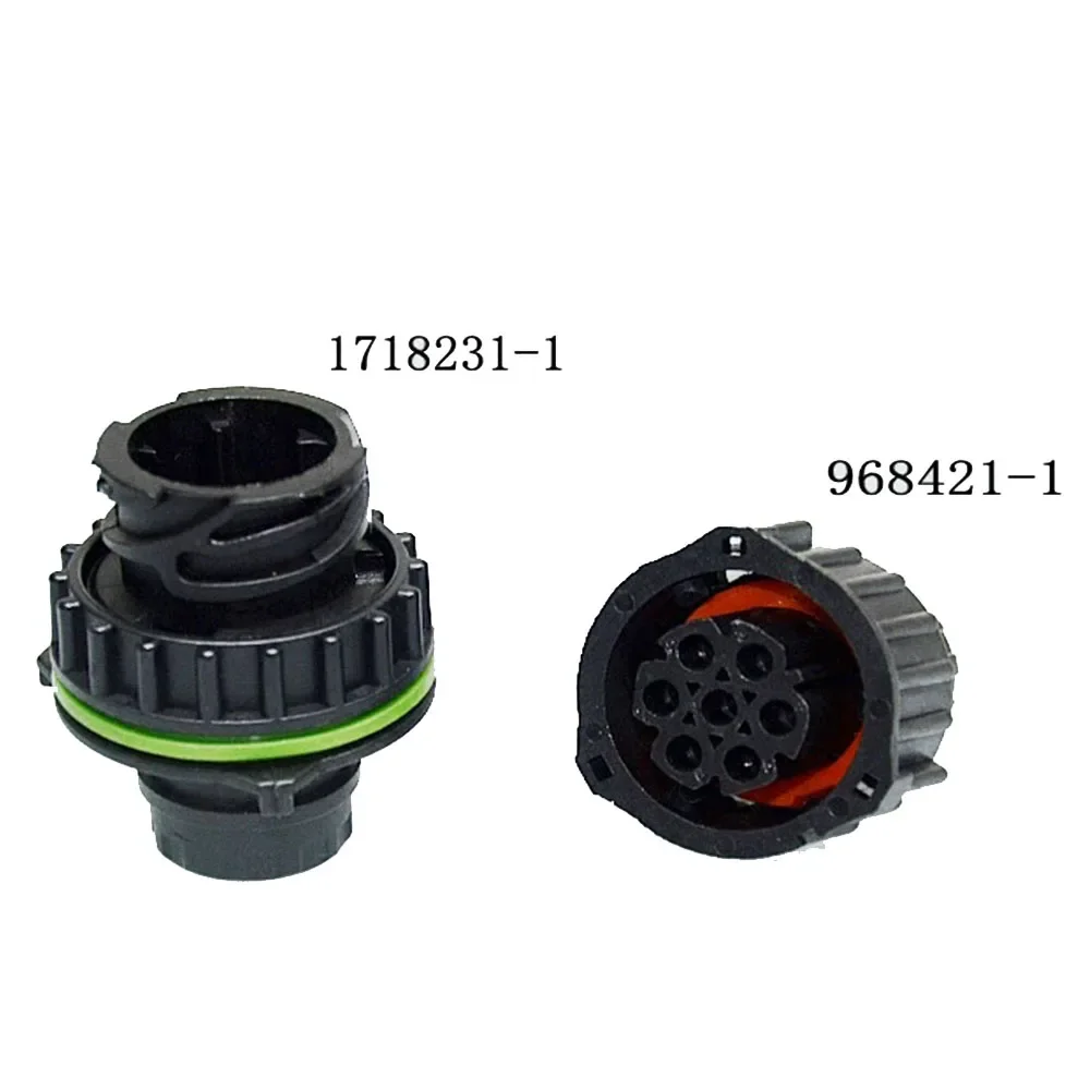 5PCS 7P Round Waterproof Car Connector 1718230-1 968421-1 Rear Lamp ...