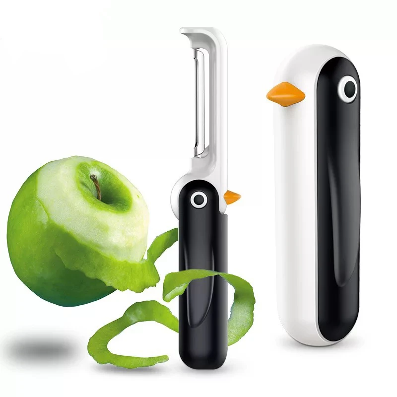 1Pcs Penguin Shaped Peeling Machine Kitchen Accessories Folding Fruit ...