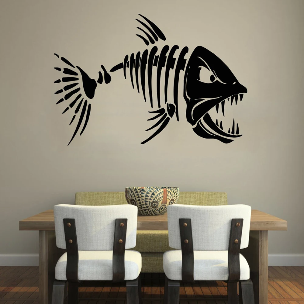 Fishbone Vinyl Decal