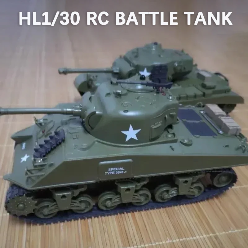 Henglong-Rc-Tanks-Sherman-Vs-Pershing-Infrared-Battle-Tanks-2-4ghz-Rc ...