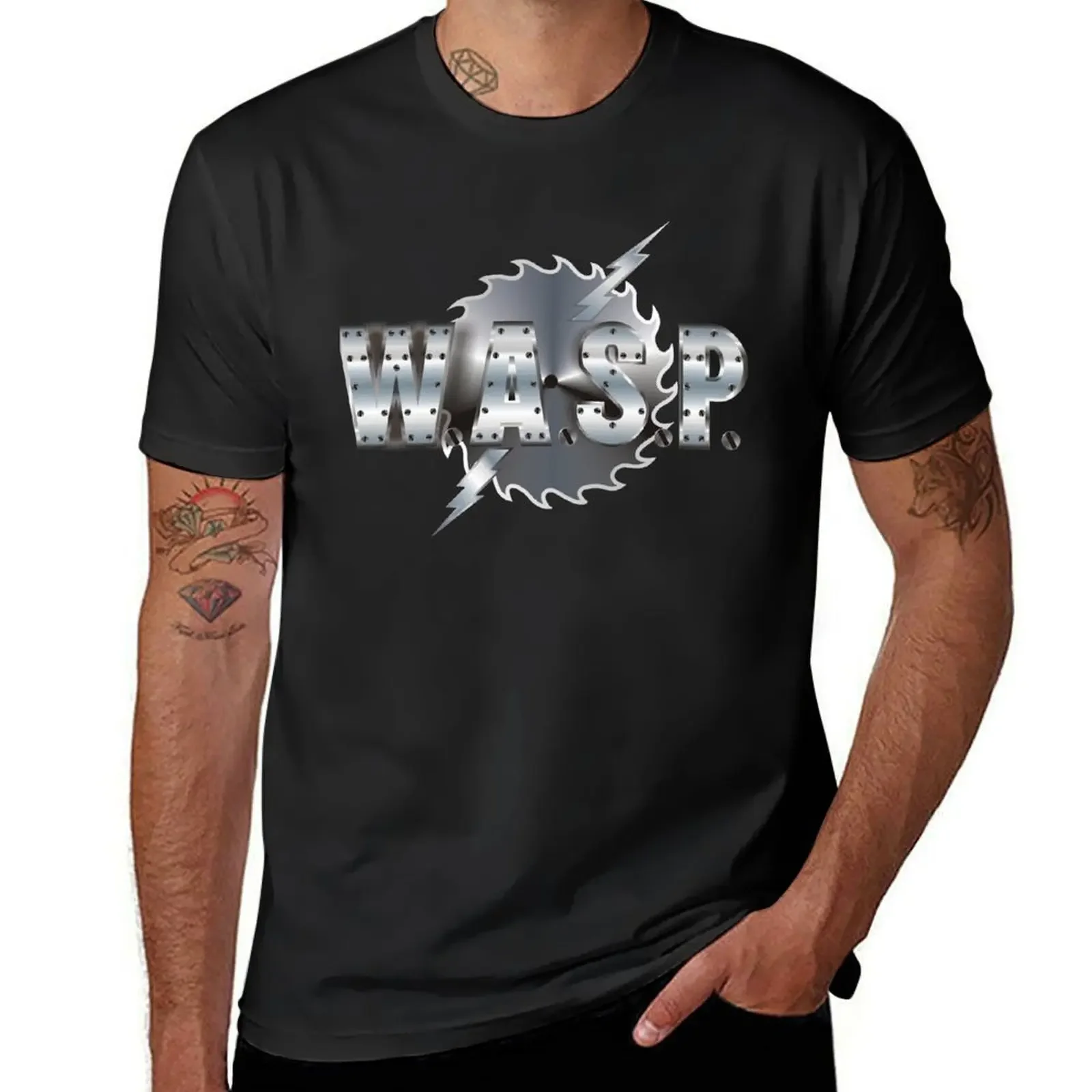 WASP LOGO Premium T-Shirt essential t shirt rapper graphic tees vintage ...