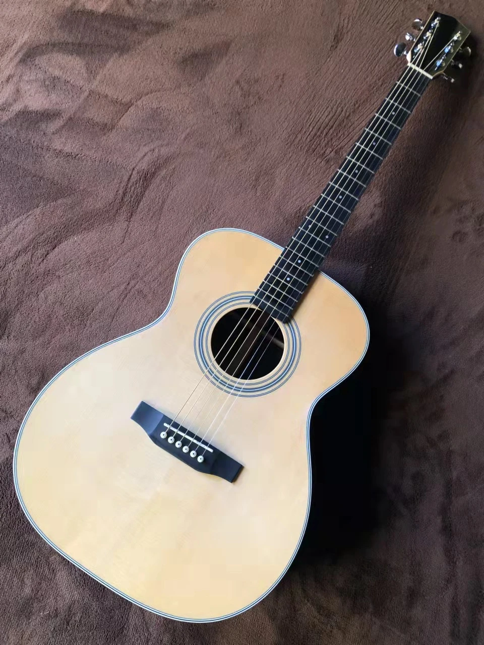 40 "OM series full solid wood high configuration acoustic acoustic ...