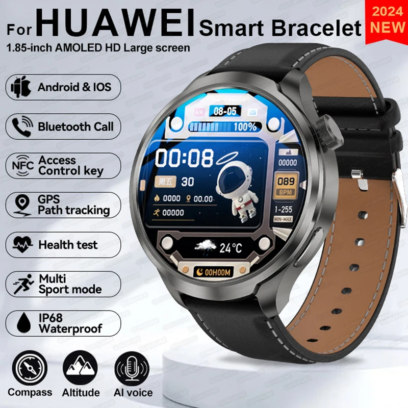 For-HUAWEI-Sports-Smart-Bracelet-Men-Watch-1-85-inch-AMOLED-Screen-GPS ...