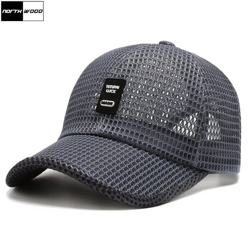 [northwood] Men's Mesh Baseball Cap Breathable Summer Caps Dad Hat ...
