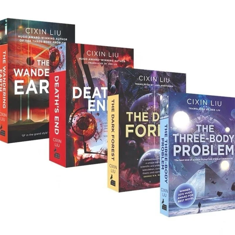 4-Books-Set-English-version-Liu-Cixin-Trilogy-The-Wandering-Earth ...