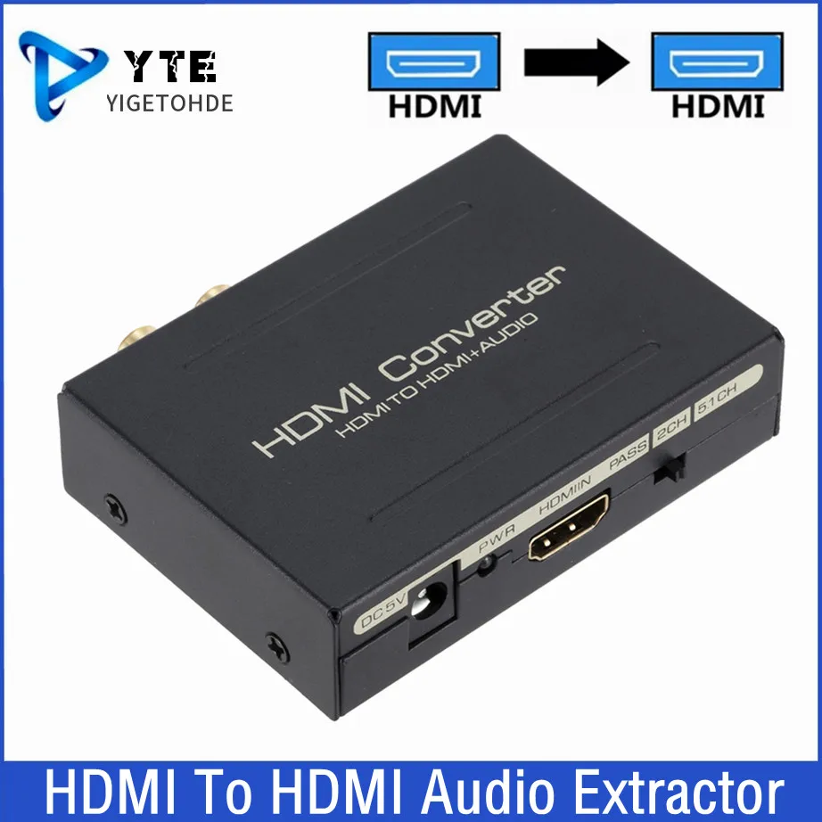 Extractor-de-Audio-HDMI-compatible-con-HDMI-5-1ch-2-0ch-convertidor-de ...