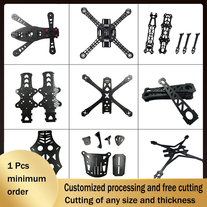 Customized-Carbon-Plate-Drones-Accessories-CNC-Machining-Set-Drone ...