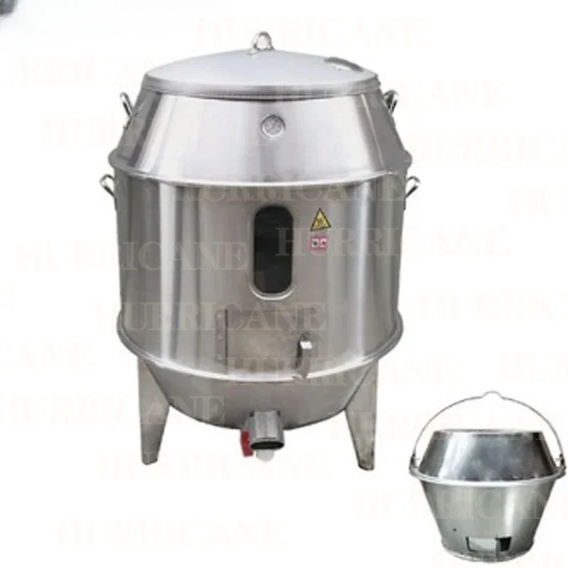 Stainless-Steel-Vertical-Charcoal-Duck-Chicken-Oven-Meat-Roast-Stove ...