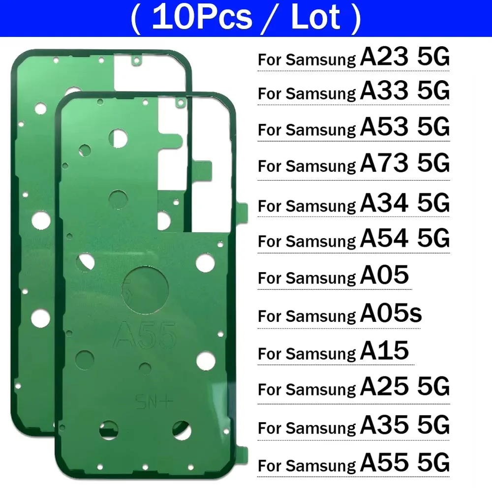 10Pcs/Lot, Back Battery Cover Door sticker Adhesive glue tape For ...