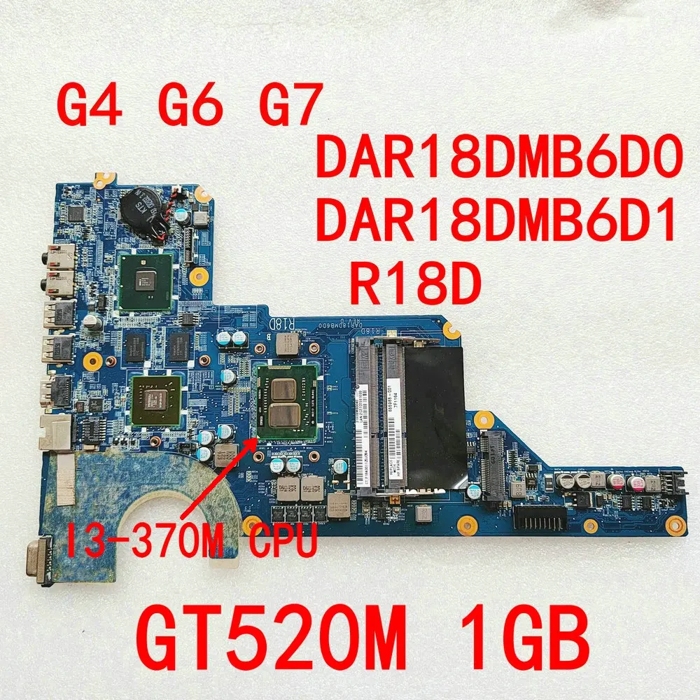 R18d For Hp G4 G6 G7 Laptop Motherboard 655985-001 654117-001 ...