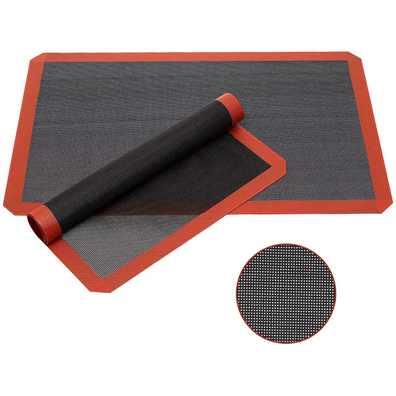 Household Silicone Mat Baking Tray Baking Net Mat Breathable Non Stick ...