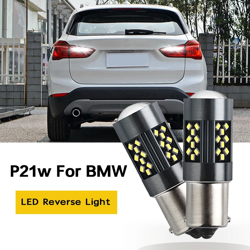 2pcs-LED-Reverse-Light-Blub-Backup-Lamp-P21W-BA15S-Canbus-For-BMW-E63 ...
