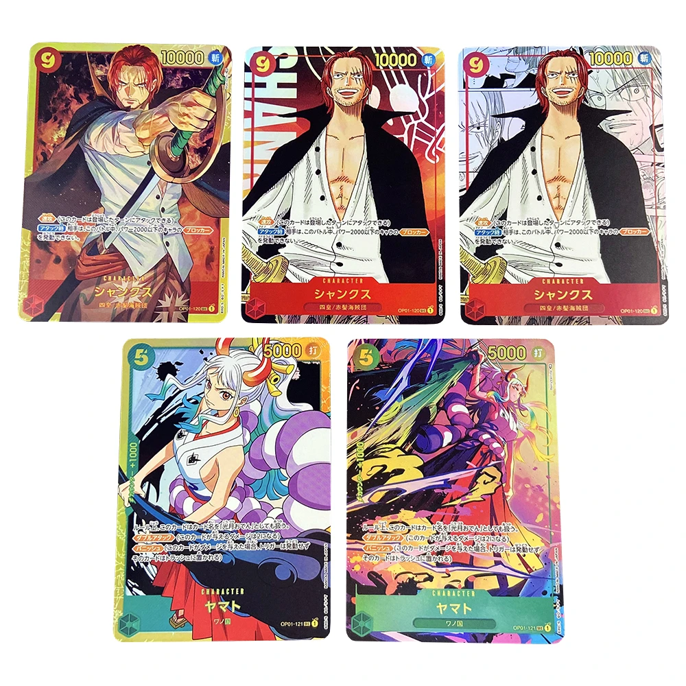 54 قطعة أنيمي قطعة واحدة بطاقات فلاش OPCG القتال الفعلي استبدال بطاقة ...