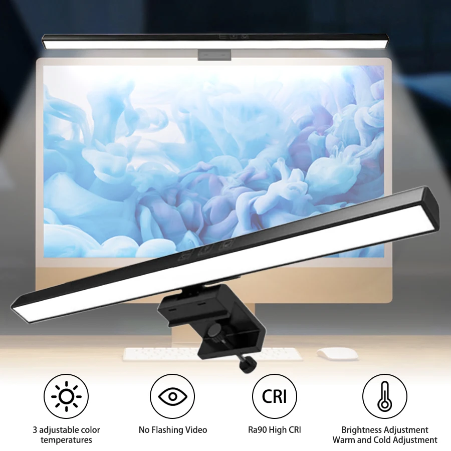 LED-Desk-Lamp-LED-Computer-PC-Monitor-Screen-Light-33cm-50cm-Bar ...