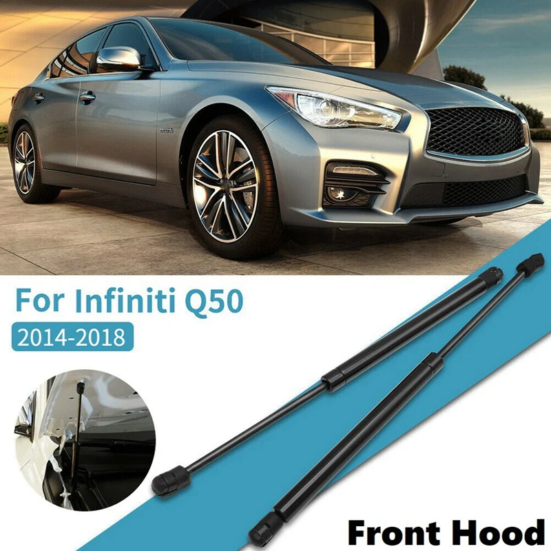 Top!-2Pcs Front Hood Lift Support Strut Spring Shock Damper for ...