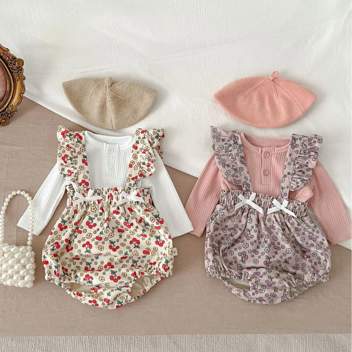 Spring-and-Autumn-Newborn-Infant-Baby-Girls-Romper-Sleeveless-Rompers ...