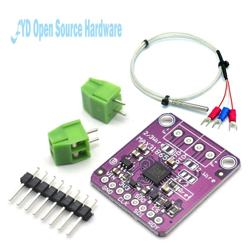 1pcs Max31865 Rtd Platinum Resistance Temperature Detector Module Pt100 ...