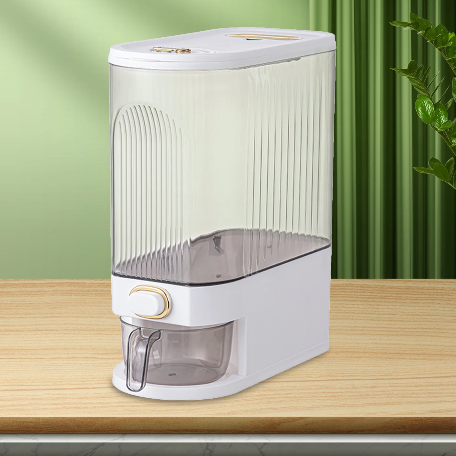 Sealed-Cereal-Dispenser-Moisture-proof-Rice-Mung-Beans-Bucket-Insect ...
