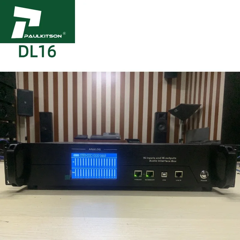 Paulkitson Dante Box 16 Channel Dante Audio Interface Box DL16 Dante ...