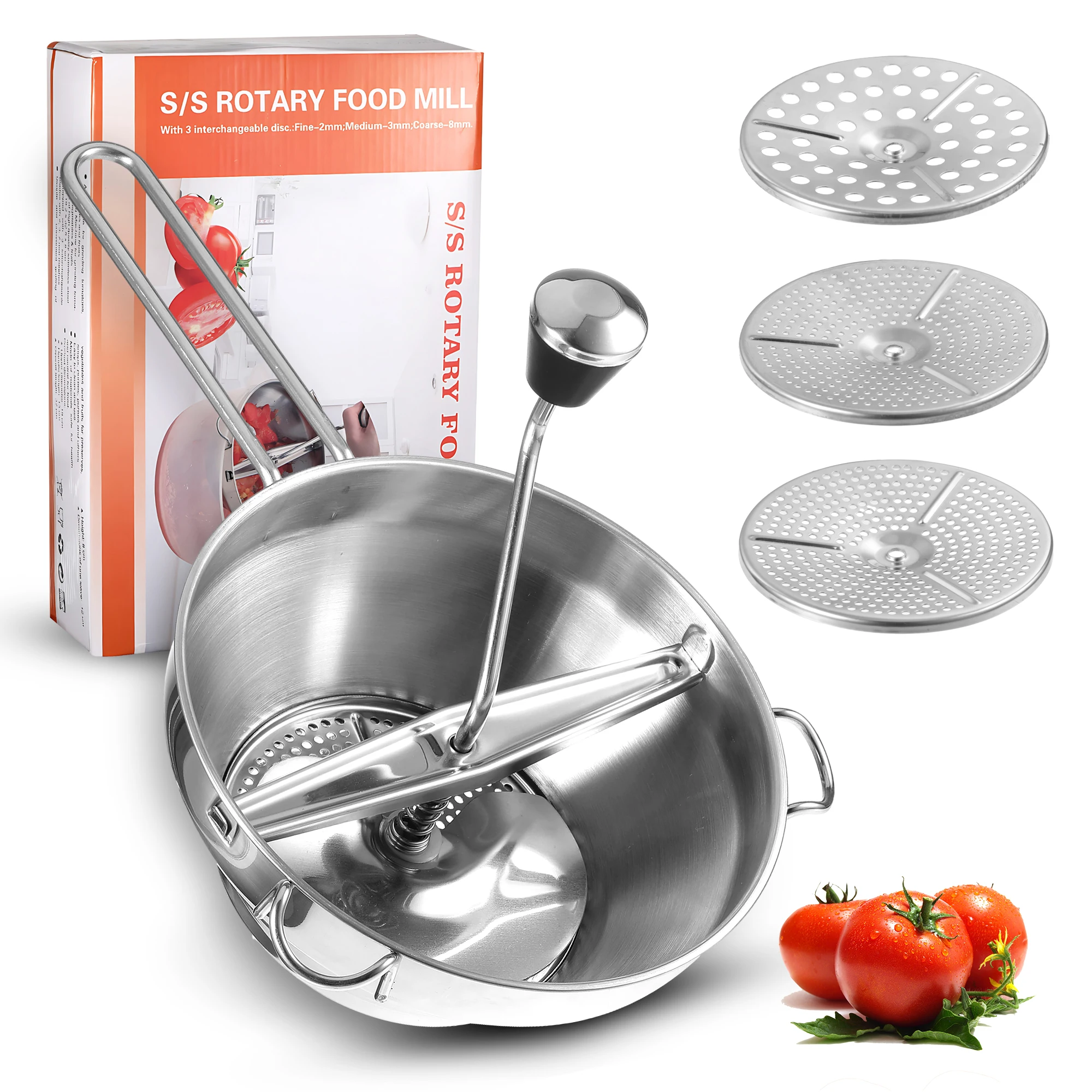 Vegetable-Mill-Stainless-Steel-Food-Rotary-Mill-Strainer-Potato ...