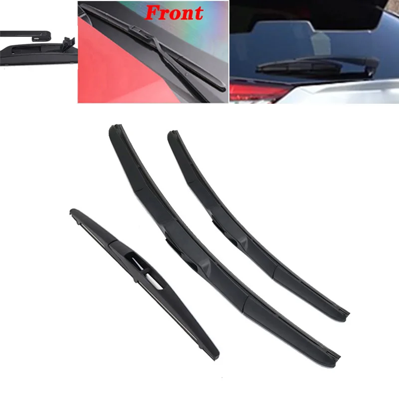 Wiper-Front-Rear-Wiper-Blades-Set-For-Mitsubishi-Eclipse-Cross-Fit-Hook ...