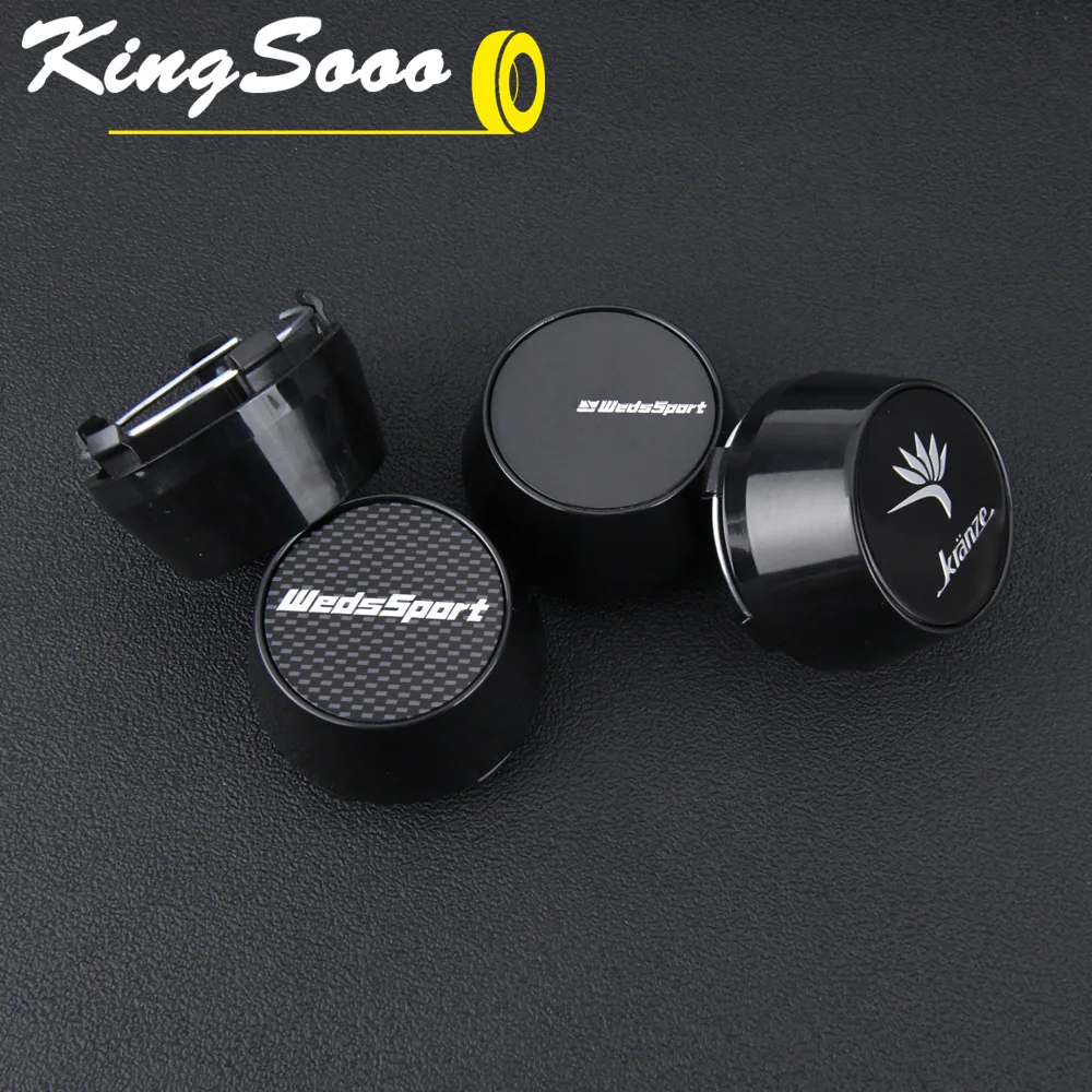 4PCS-Universal-WEDSSPORT-Wheel-Center-Cap-Clip-56mm-KRANZE-Emblem ...
