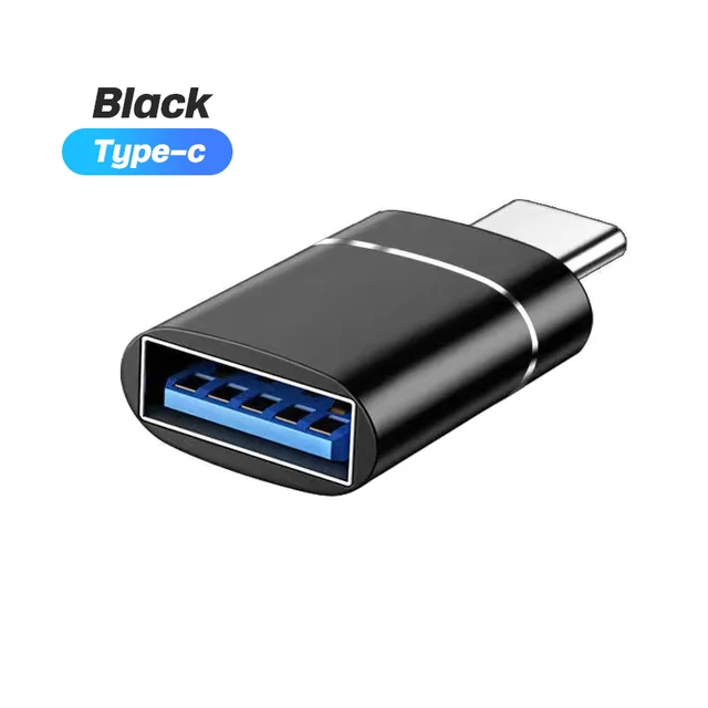 USB3.0 Charger Adapter USB To Type C OTG Connector Type-C to USB Male ...