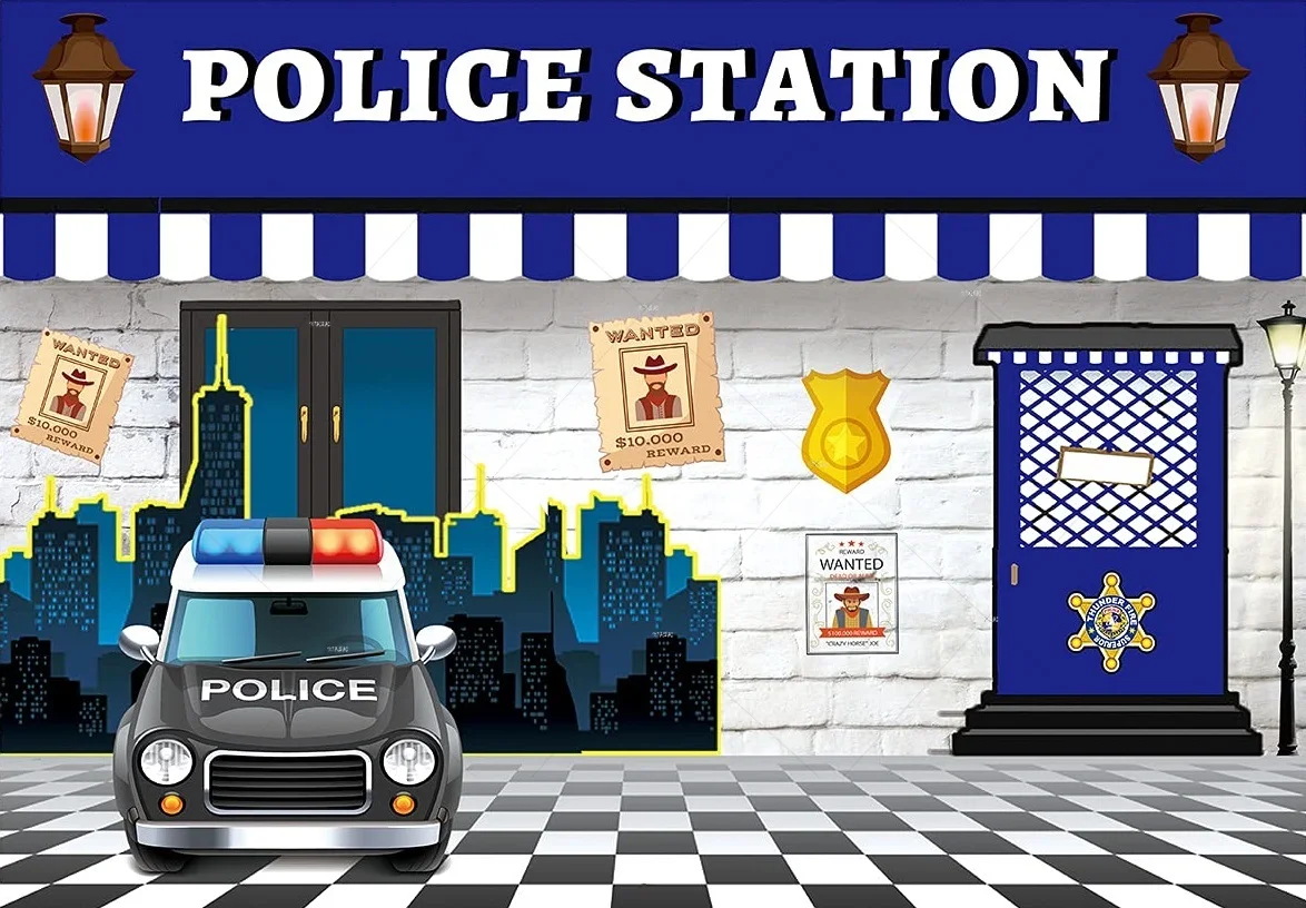 Police Station Background