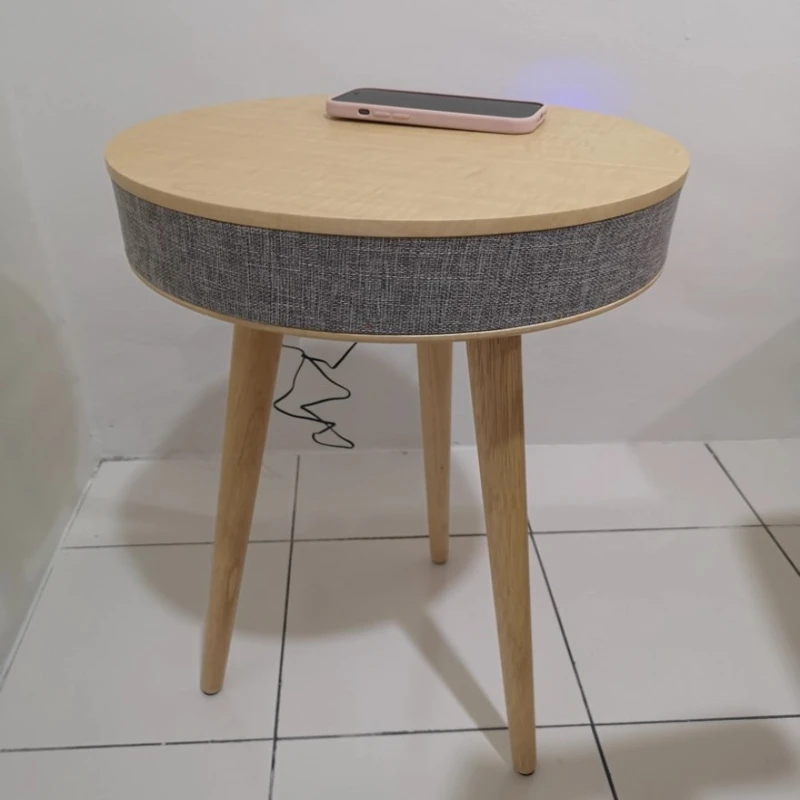 High-End Audio End Table Wireless Charging Side Tables with Bluetooth ...