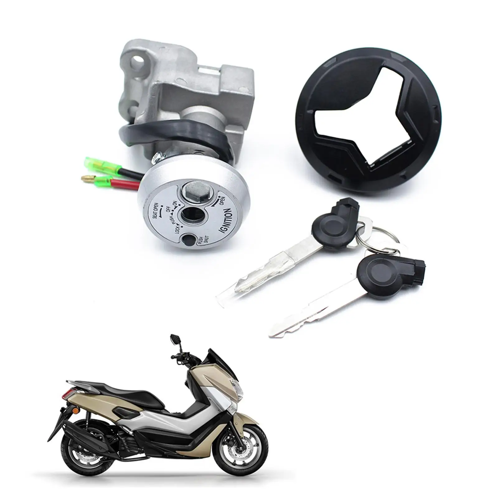 Motorcycle Ignition Switch Electric Door Lock for Nmax 155 2015-2019 ...
