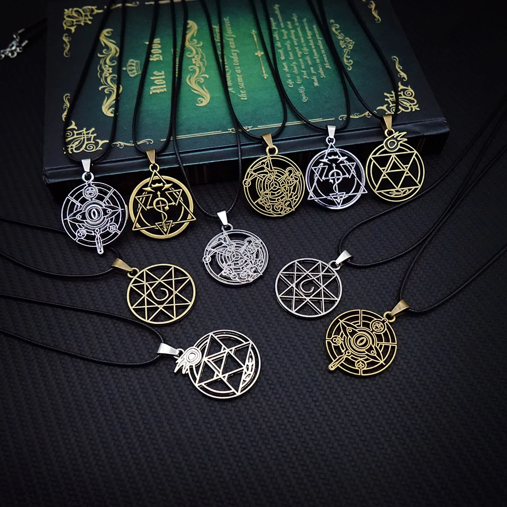 Fullmetal-Alchemist-Necklace-for-Women-Men-Magic-Circle-Metal-Necklaces ...