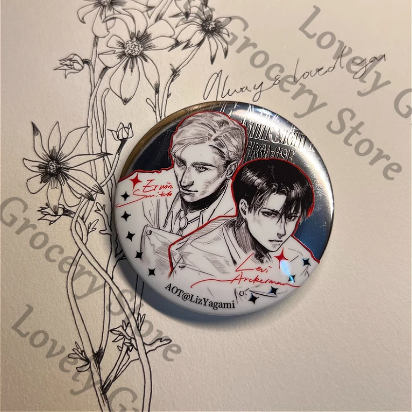 Anime Attack on Titan Levi Ackerman Erwin Smith Shingeki No Kyojin ...