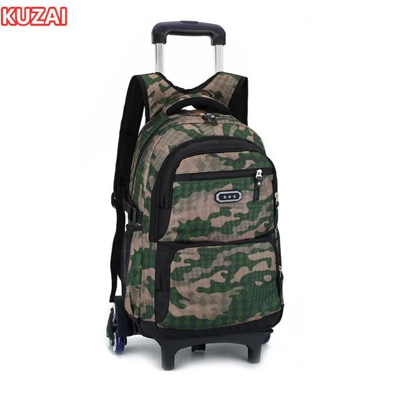 KUZAI child detachable wheel bag primary school bags for boys children ...