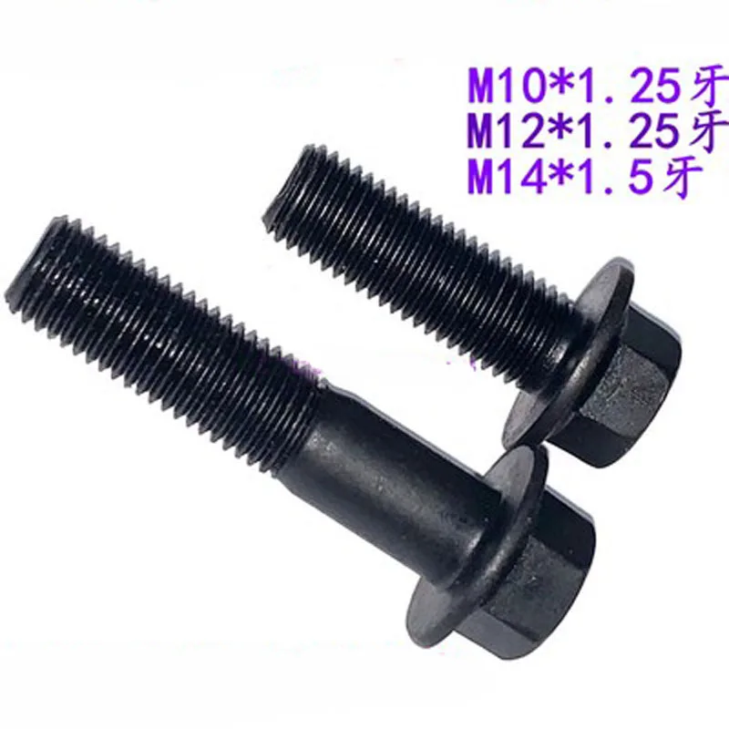 M14x1-25-Flange-head-Screw-External-Screws-Fine-thread-Bolts-Grade-10-9 ...
